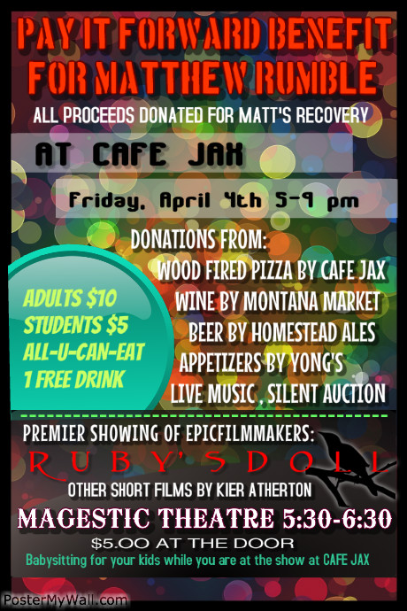 Pay it forward benefit for Matt | PosterMyWall