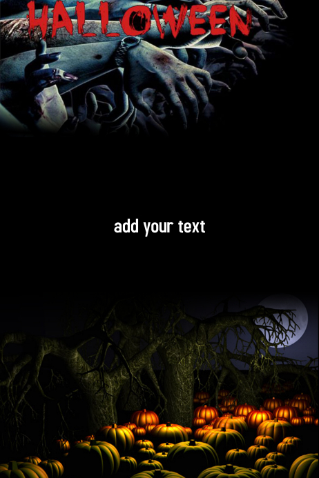 Scary Template | PosterMyWall