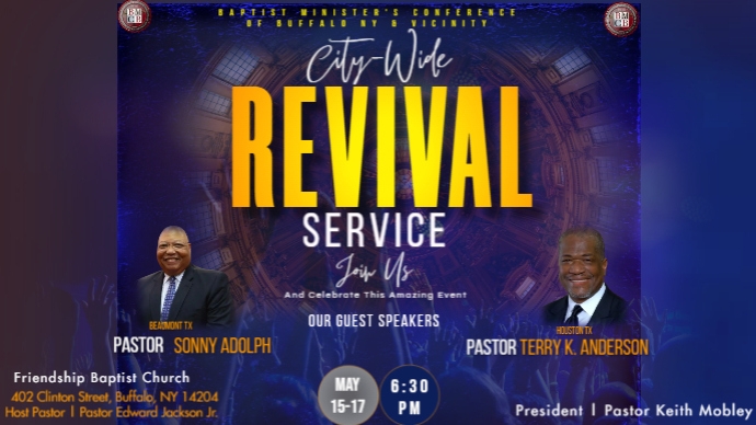 Copy of Revival Church Service | PosterMyWall