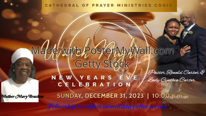 Watch Night Service | PosterMyWall