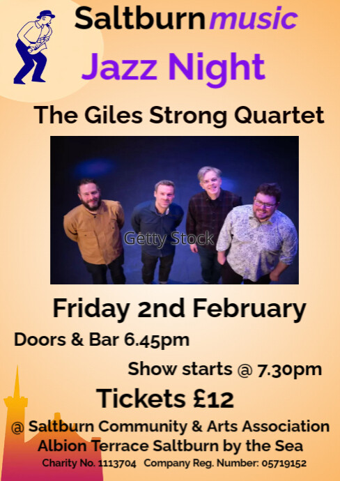 Saltburn Music Jan 10 Quartet | PosterMyWall