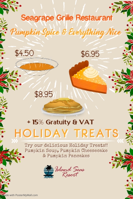 Copy of Template thanksgiving bake sale | PosterMyWall