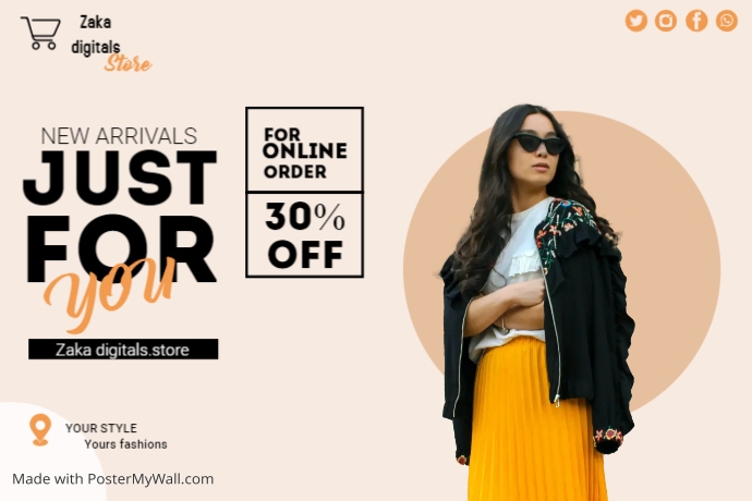 Online Shopping Banner Template | PosterMyWall