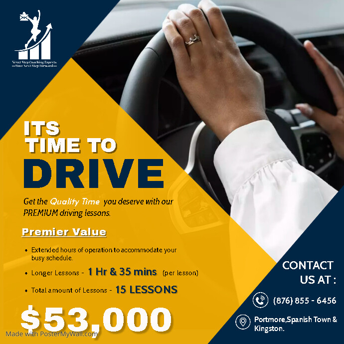 DRIVING SCHOOL | PosterMyWall