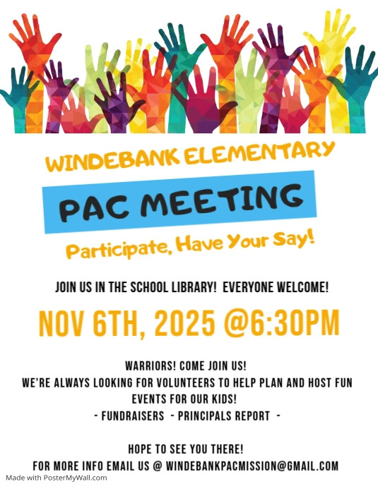 Copy of PTA Meeting Poster | PosterMyWall