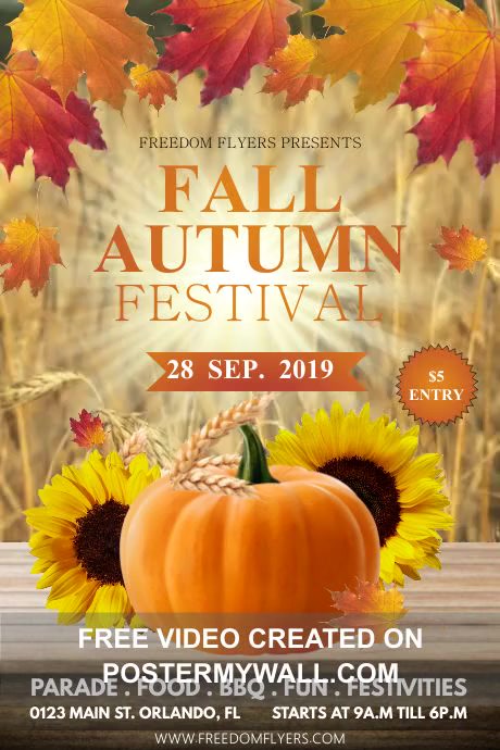 Copy of Fall/Autumn | PosterMyWall