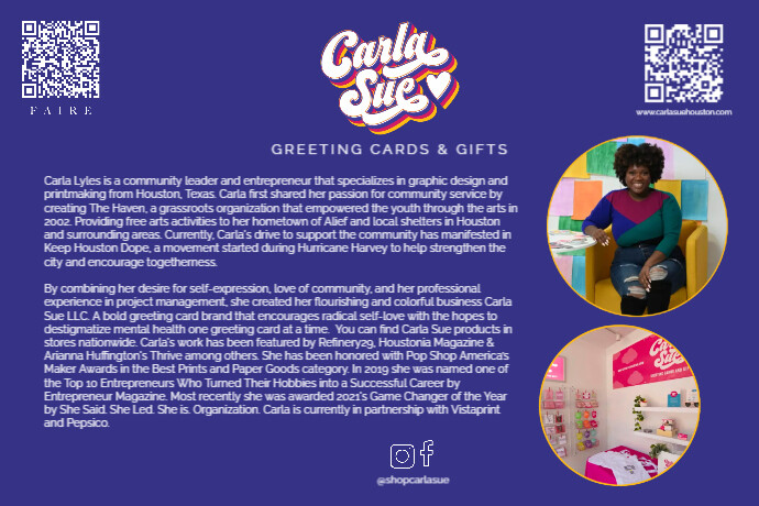 Carla Sue Old Postcard | PosterMyWall