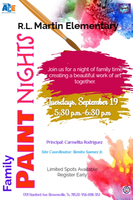 Copy of Paint Nights Poster | PosterMyWall