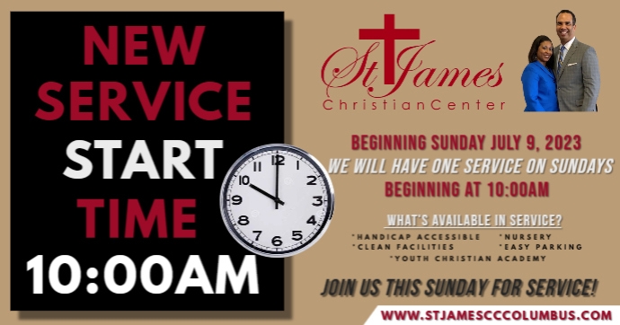 Copy of Daylight Saving Ends - Fall Back Sunday Churc (1) | PosterMyWall