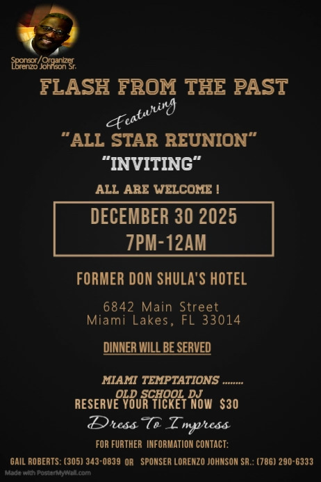 High School Class Reunion Flyer (1) | PosterMyWall