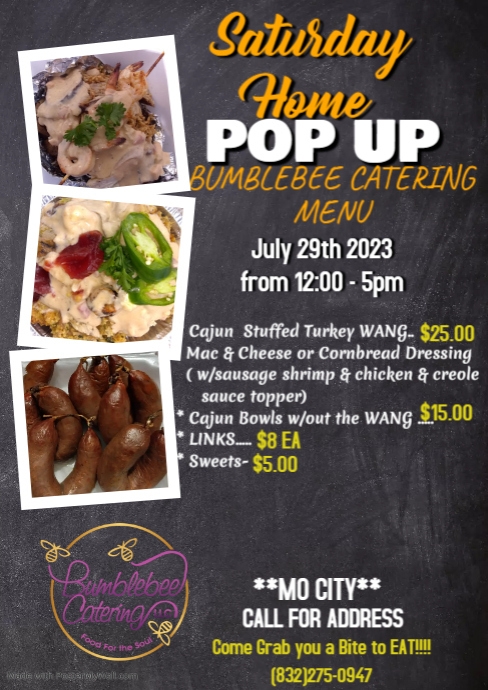 Copy of Sunday Brunch Buffet all you can eat Flyer Chalk Board ...