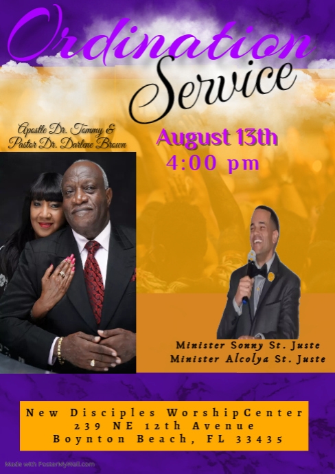 Ordination Service | PosterMyWall