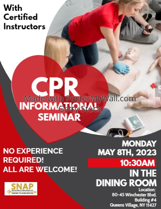 first aid and cpr training advertisement flye | PosterMyWall