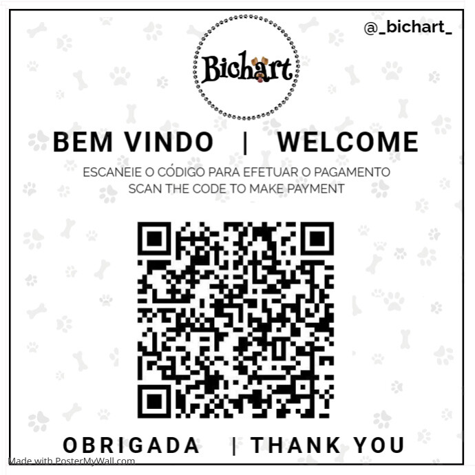 qr code customised template | PosterMyWall