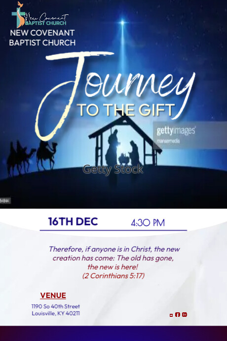 Church Christmas play | PosterMyWall