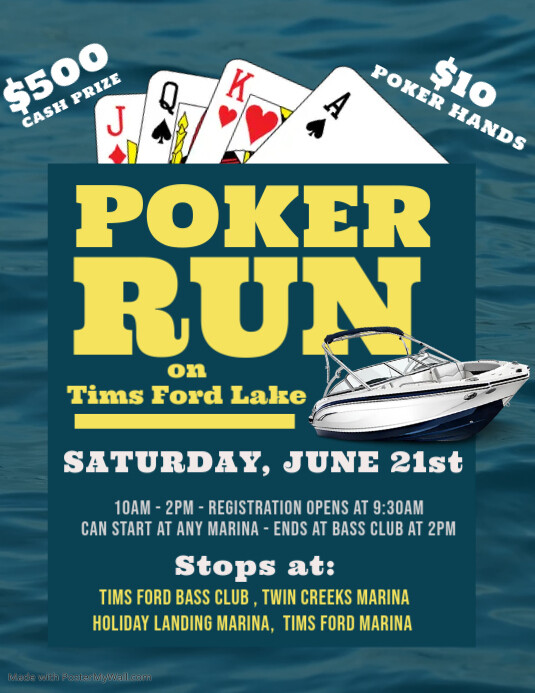 Copy of Copy of Copy of Copy of Copy of Poker Run Flyer Template ...