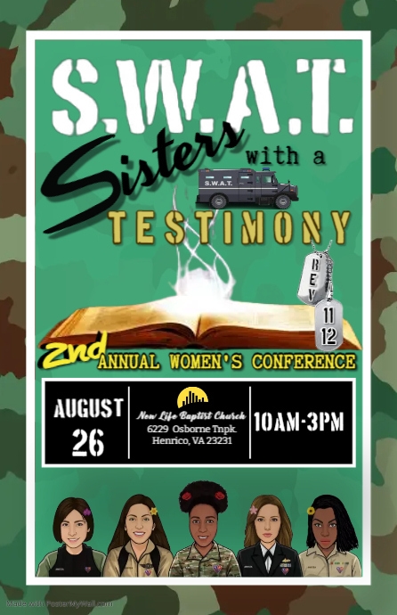 SWAT Conference program COVER | PosterMyWall