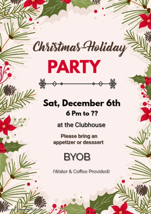 christmas party | PosterMyWall