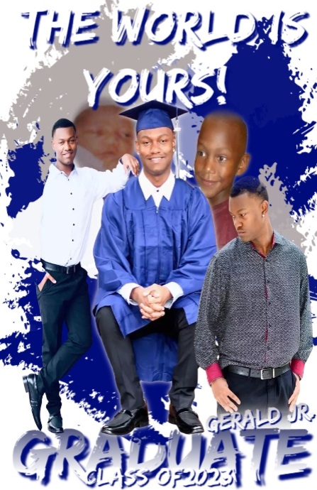 Copy of gERALD JR. GRAD SQUAD FINAL | PosterMyWall