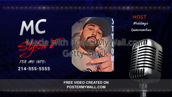 Podcast Talk show promo template | PosterMyWall