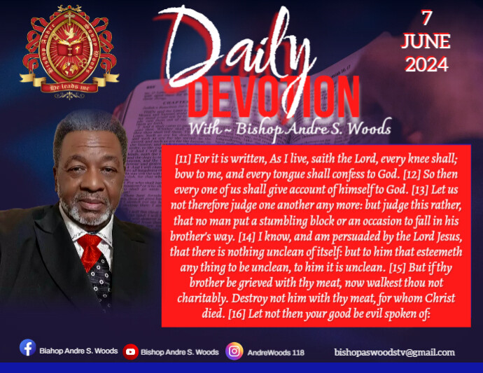 daily devotionals flyer (1) | PosterMyWall