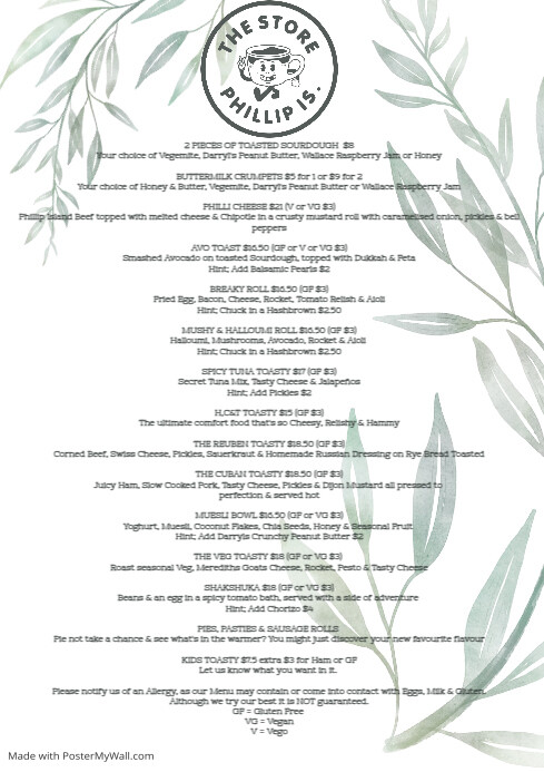 Menu (1) | PosterMyWall