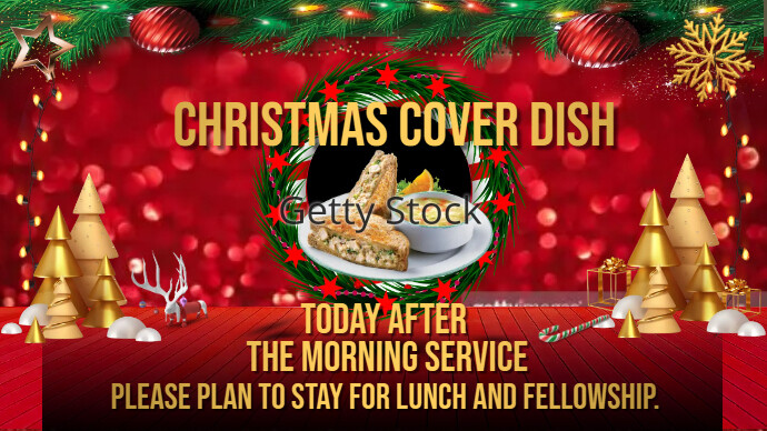 Christmas Cover Dish 2 | PosterMyWall