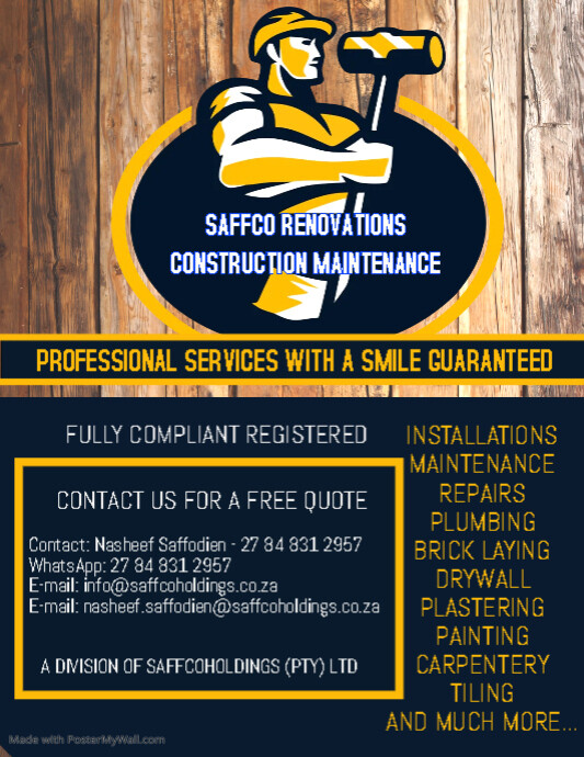 maintenance flyers | PosterMyWall