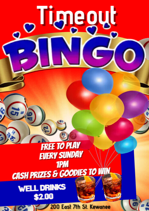 Sunday Bingo | PosterMyWall