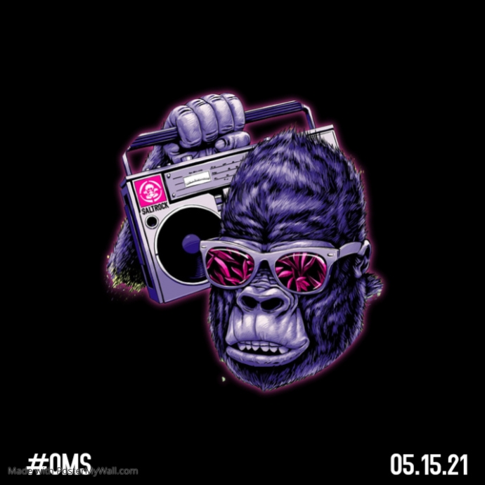 Copy of Copy of Copy of monkey Music Mixtape/Album Cover A | PosterMyWall