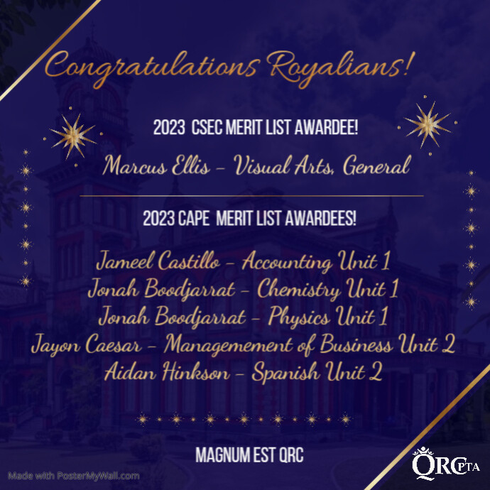 Merit Lists 2023 | PosterMyWall