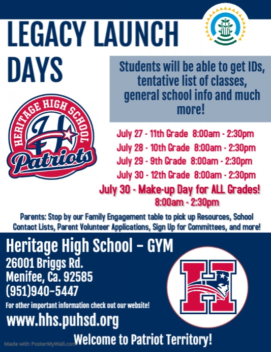 Heritage Legacy Days | PosterMyWall