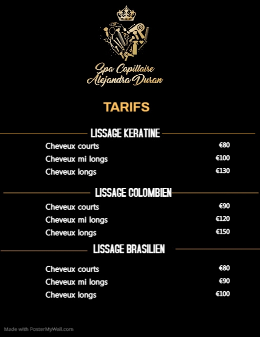 Copia de Elegant Beauty Price List Flyer Template | PosterMyWall