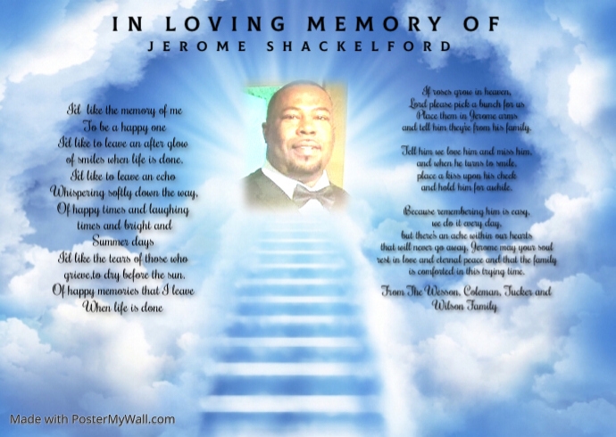 Copy of Copy of In Loving Memory of | PosterMyWall