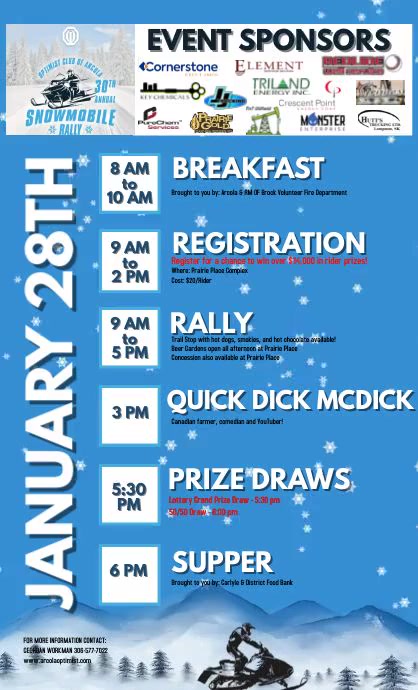 Copy of Copy of Winter Events Schedule Calendar Template | PosterMyWall