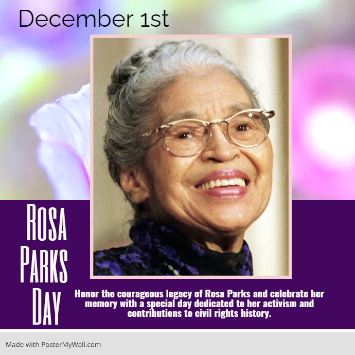 Rosa Parks Day | PosterMyWall