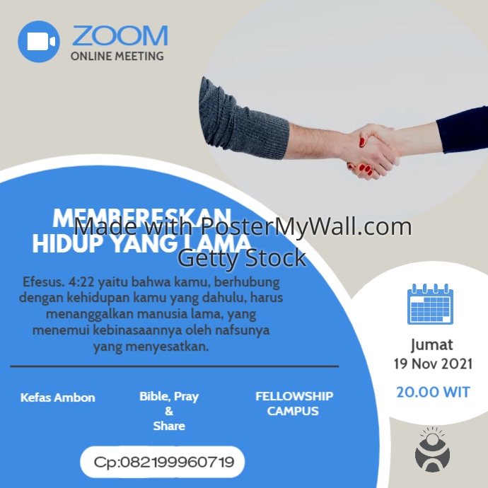 Copy of Copy of online zoom conference advertisement | PosterMyWall