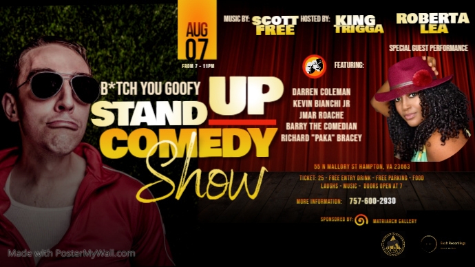 Copy of Stand Up Comedy Show Twitter Post | PosterMyWall