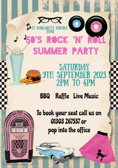 1950's birthday party invitation (1) | PosterMyWall