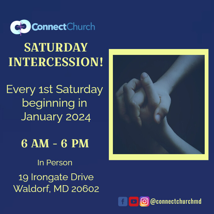 Copy of Saturday Morning Intercession social media | PosterMyWall