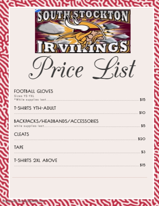 Pastel Price List Flyer Template | PosterMyWall