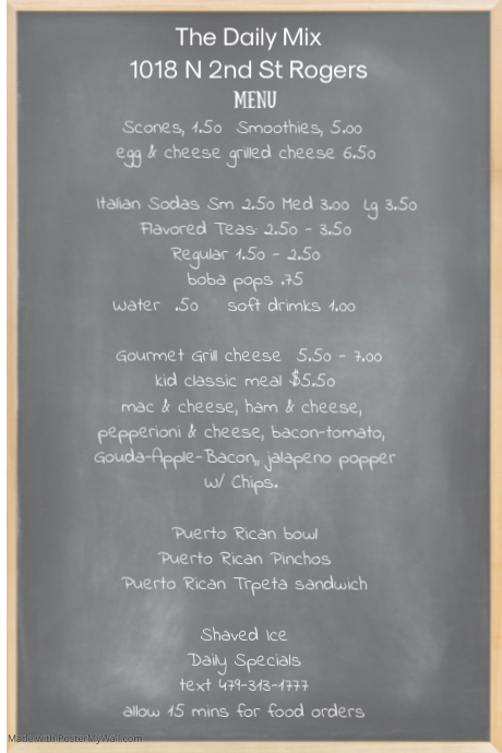 Copy of Copy of Set Menu Template | PosterMyWall