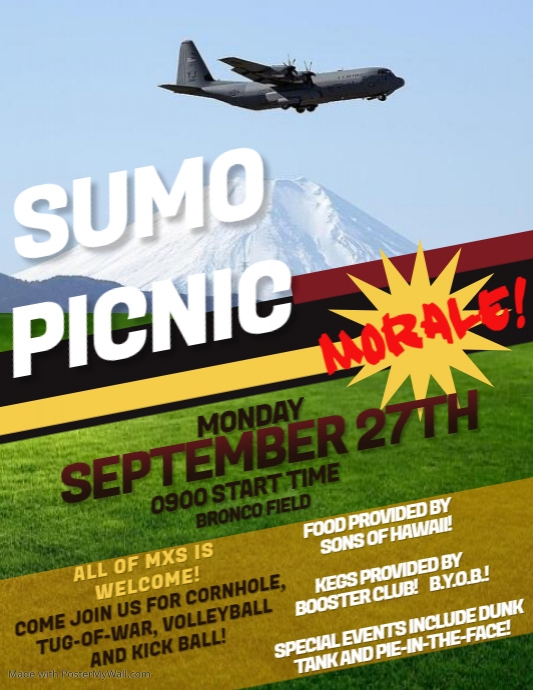 Sumo Picnic | PosterMyWall