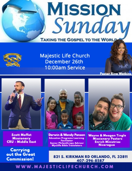 Missions Sunday | PosterMyWall