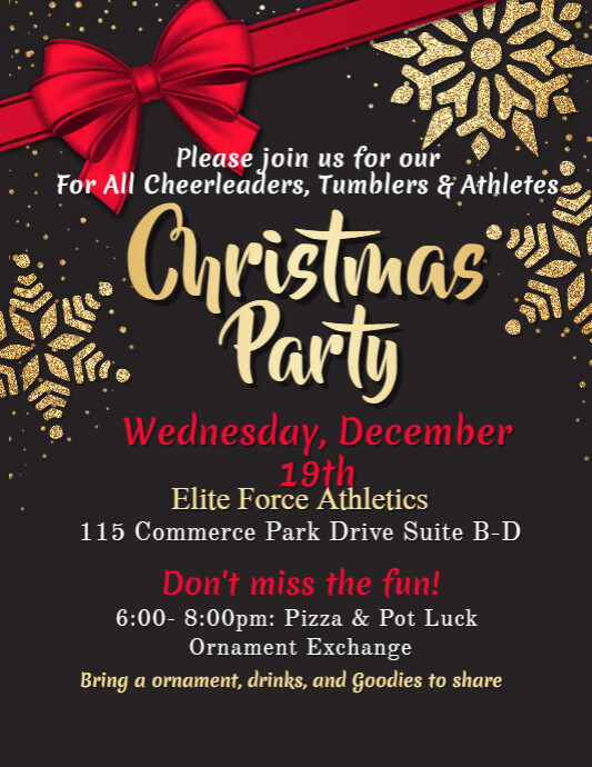 EFA Christmas Party | PosterMyWall