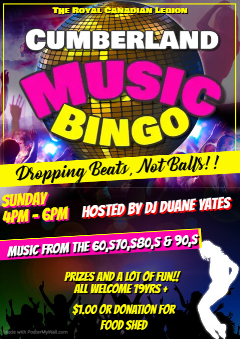 Disco Bingo | PosterMyWall