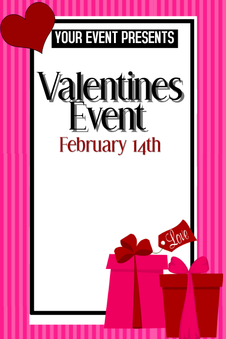VALENTINES DAY Template | PosterMyWall
