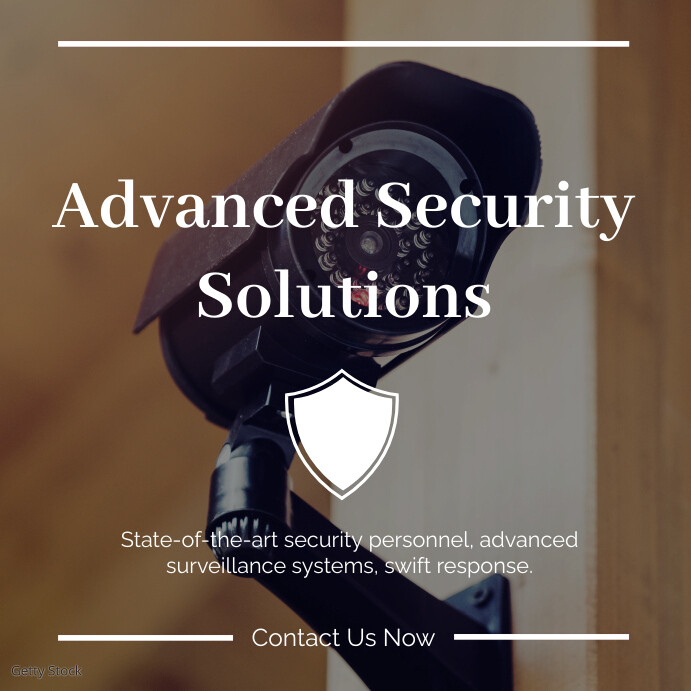 Copy of Cctv Camera Security Company Ad | PosterMyWall