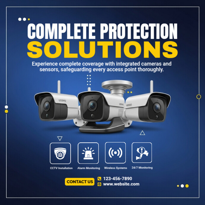 CCTV Installation Template | PosterMyWall