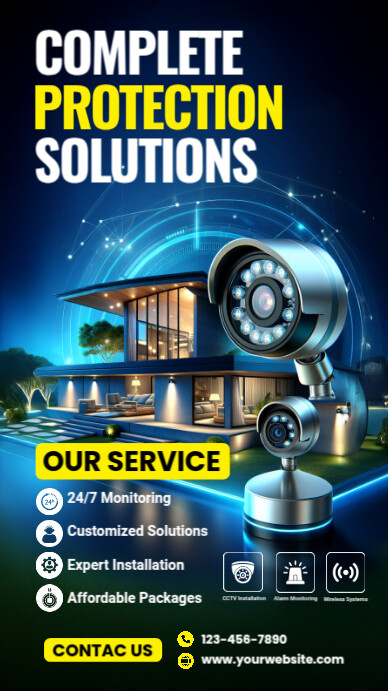 CCTV Installation Template | PosterMyWall